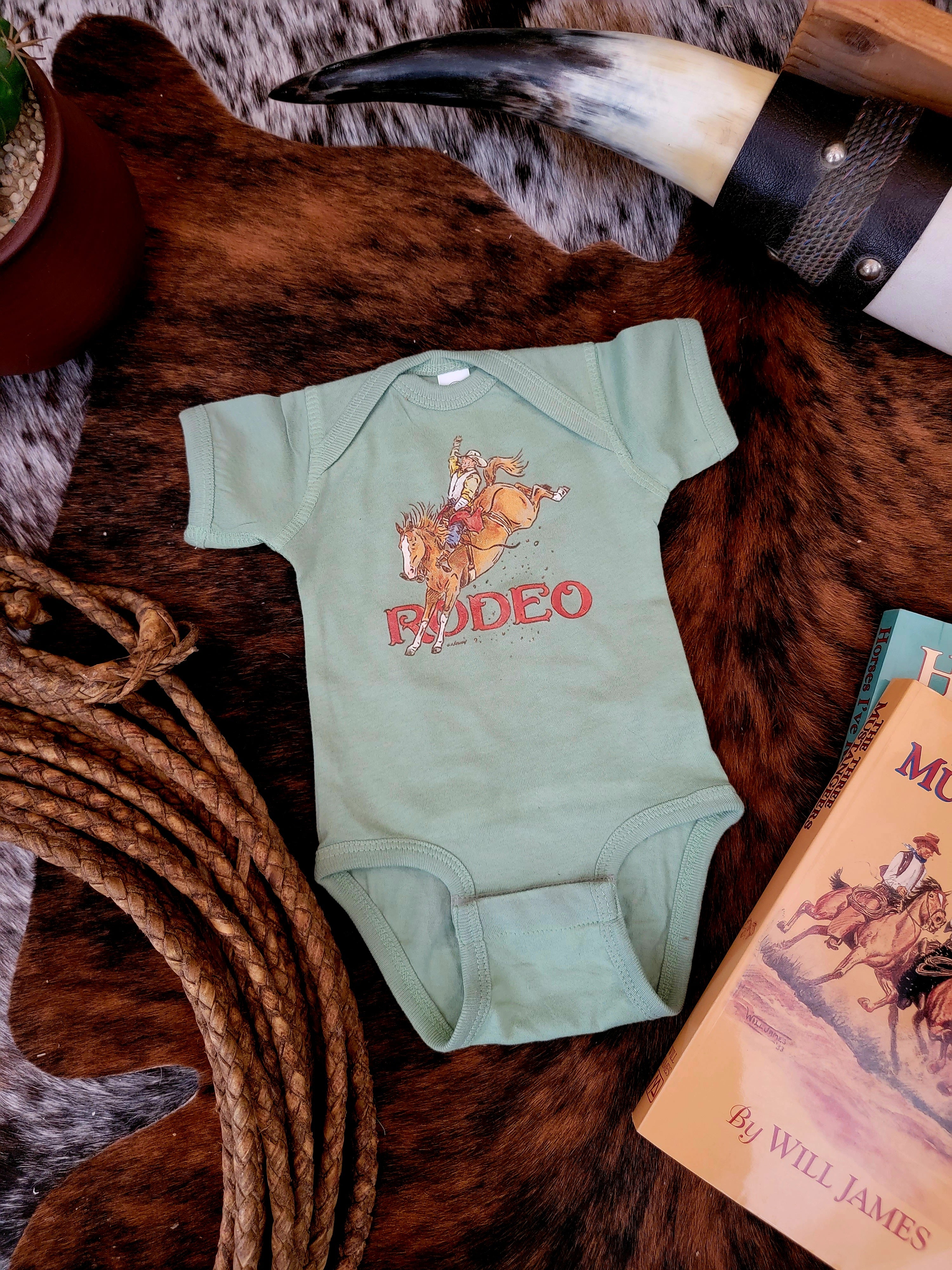 Rodeo Time Onesie – Ranchy Riatas Boutique