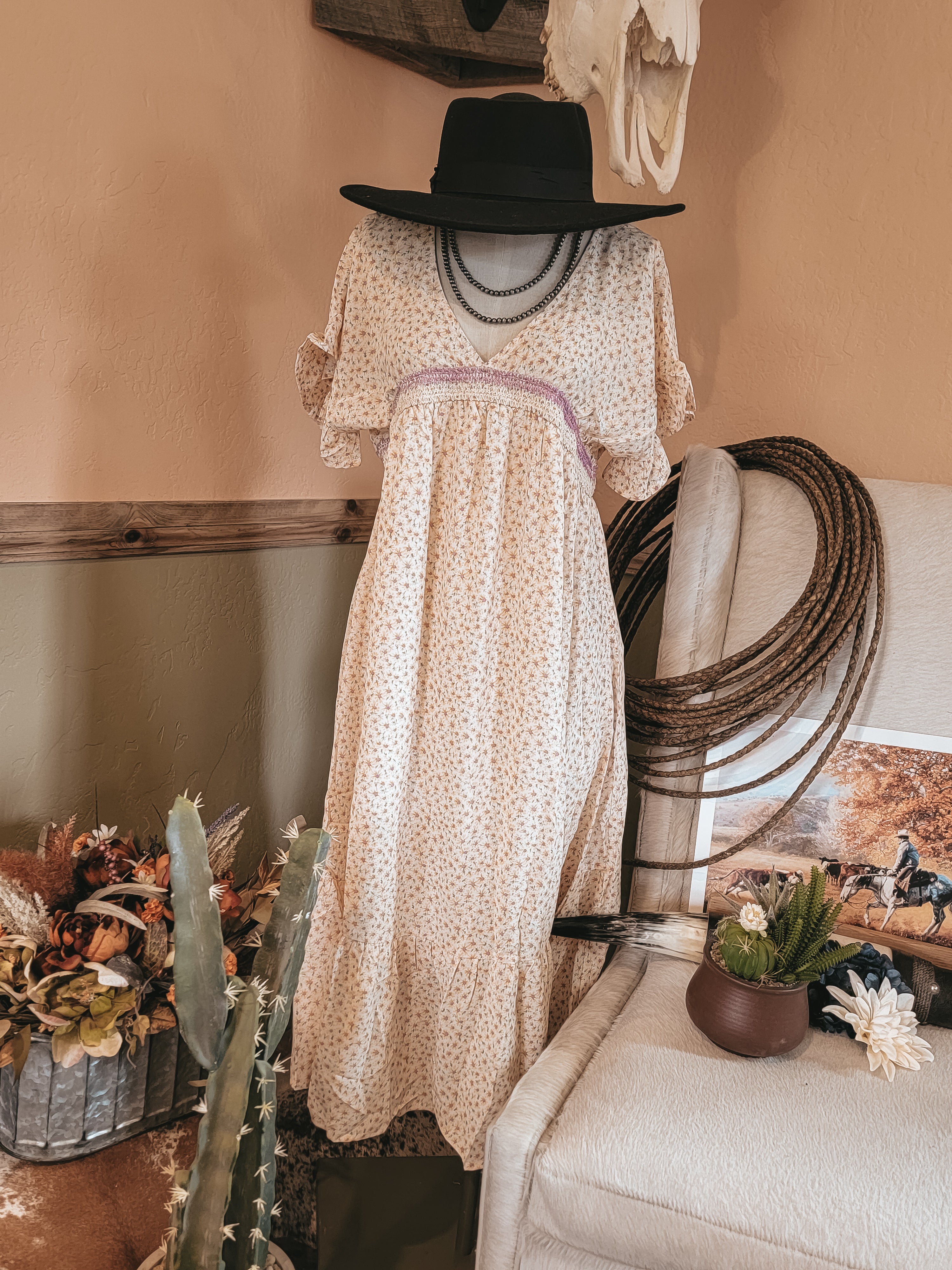 Kansas Floral Midi – Ranchy Riatas Boutique