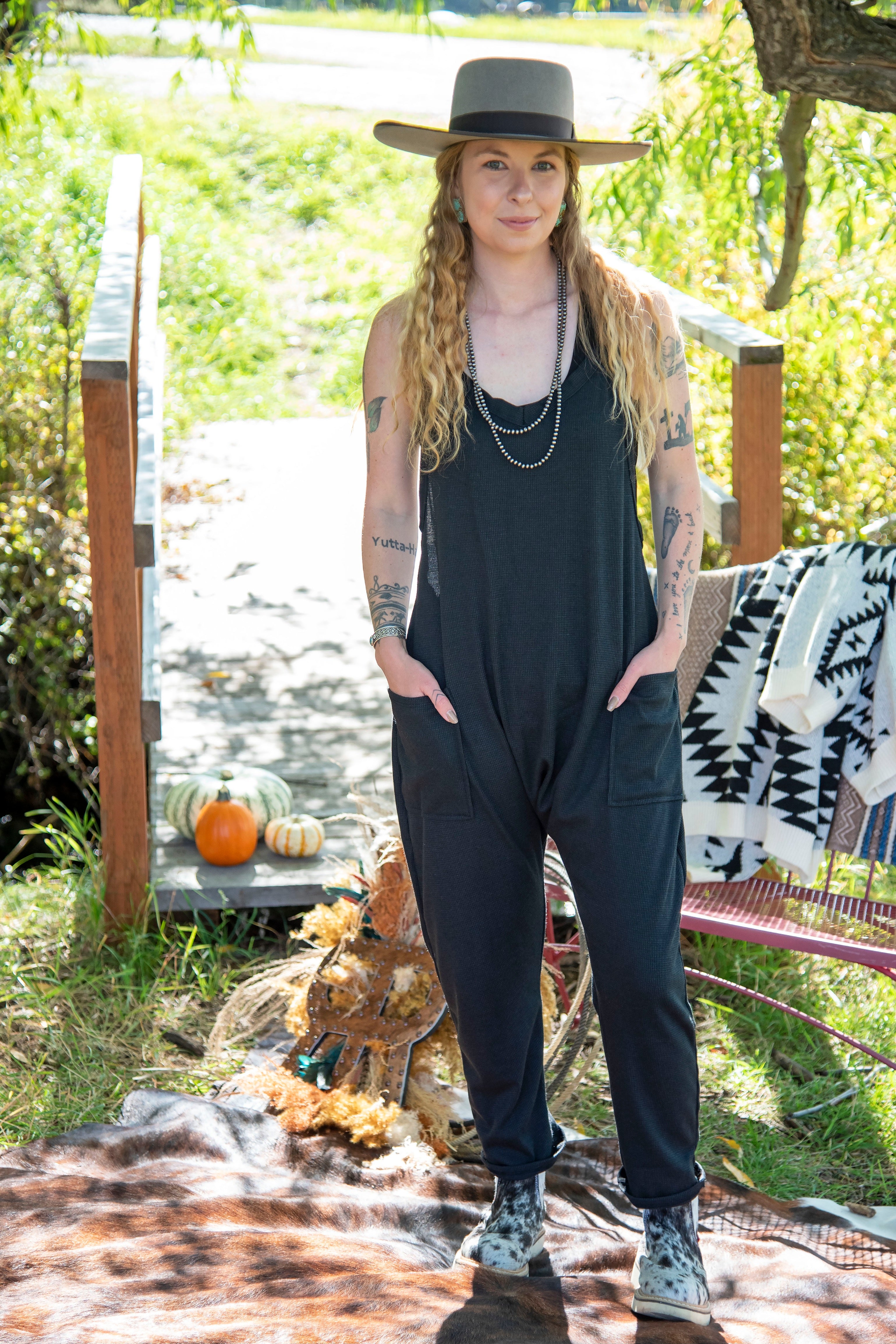 Harem Jumpsuit *Black – Ranchy Riatas Boutique
