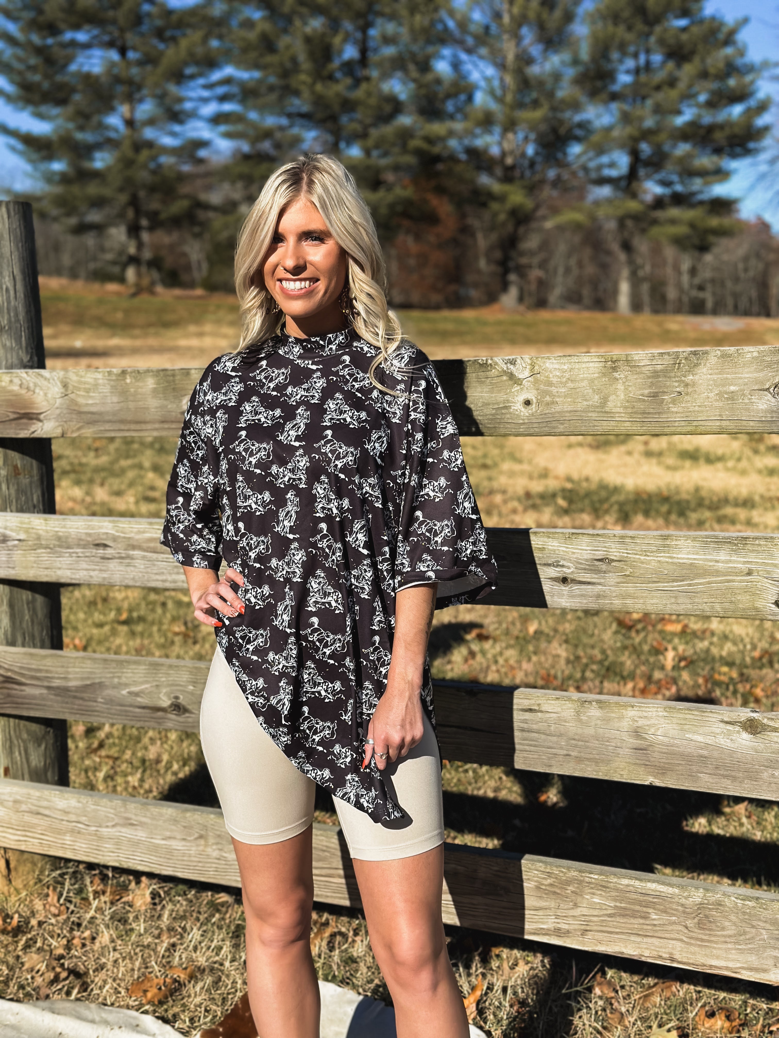 CowGal Slit Tee – Ranchy Riatas Boutique