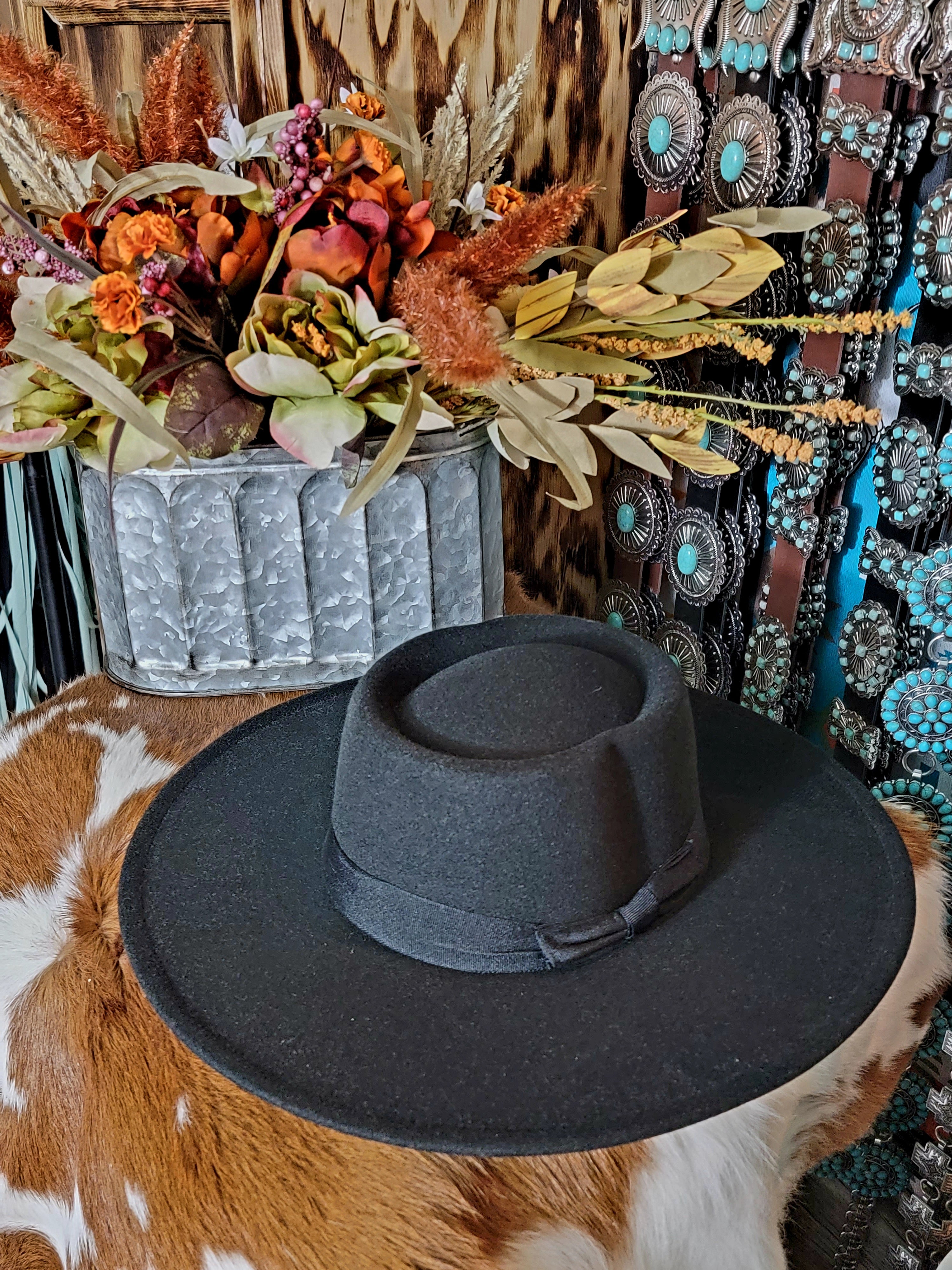Buckaroo Hat (Black) – Ranchy Riatas Boutique