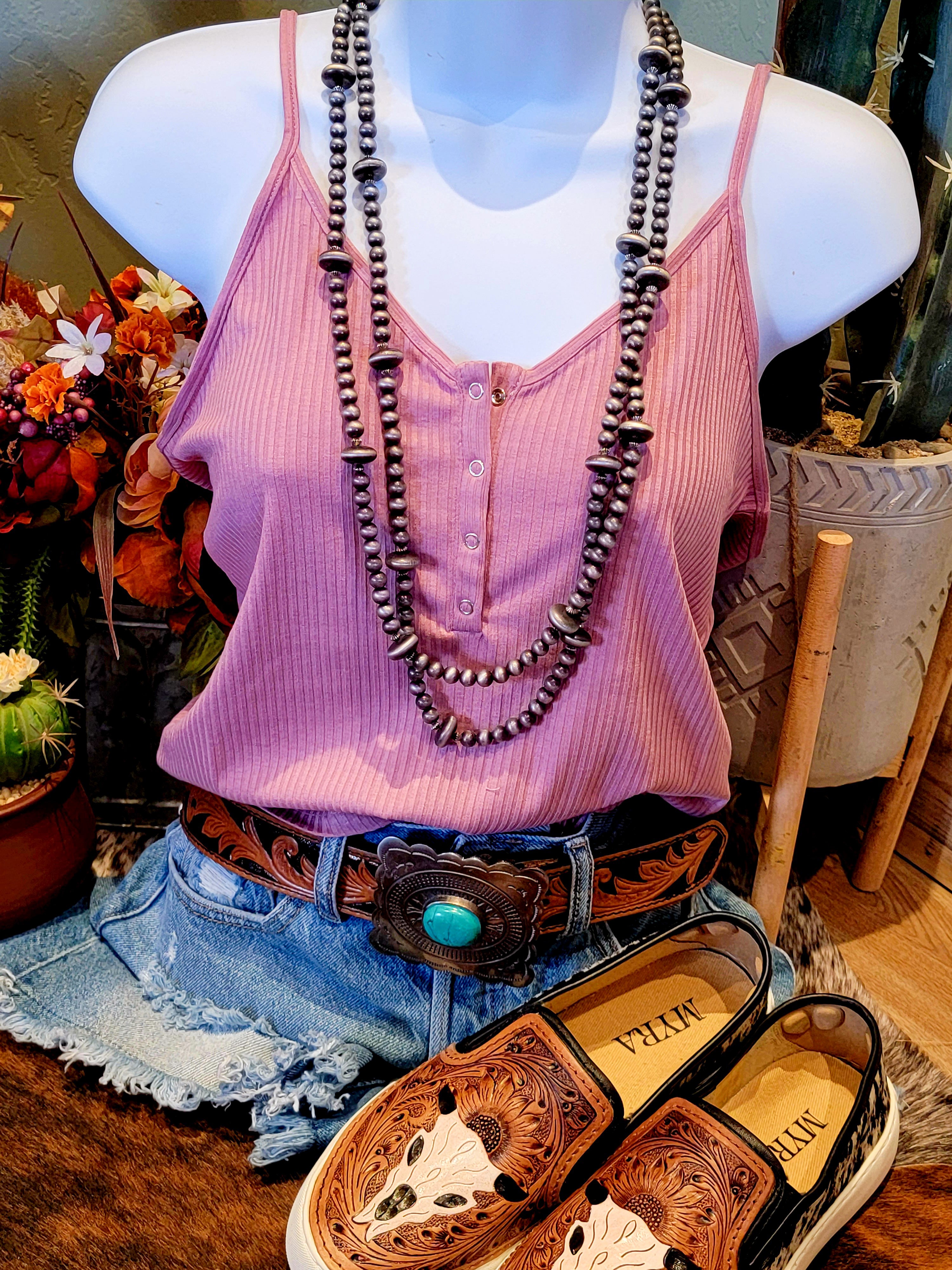 Shameless Cami (Rose) – Ranchy Riatas Boutique