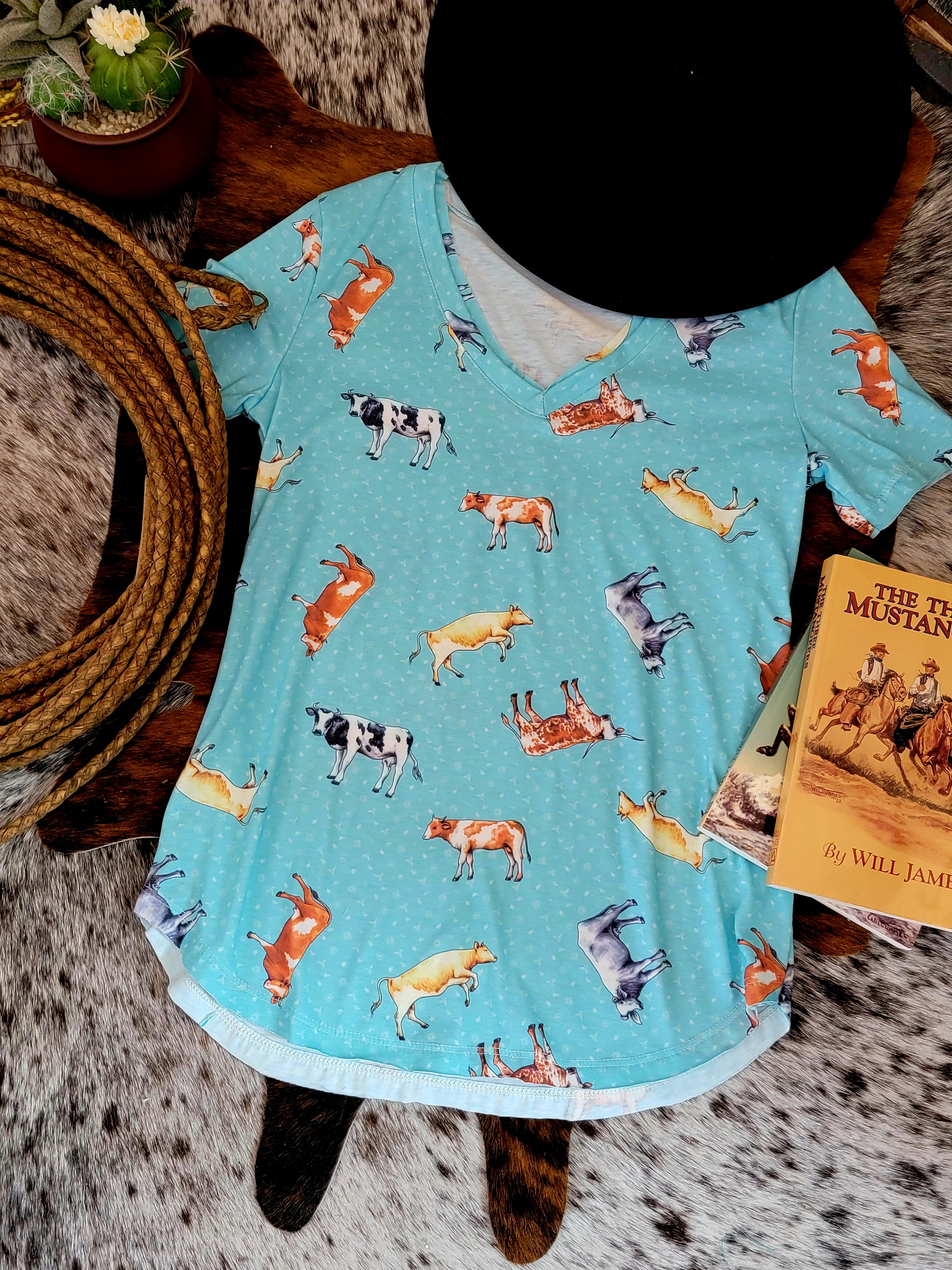Moo Cow Top – Ranchy Riatas Boutique